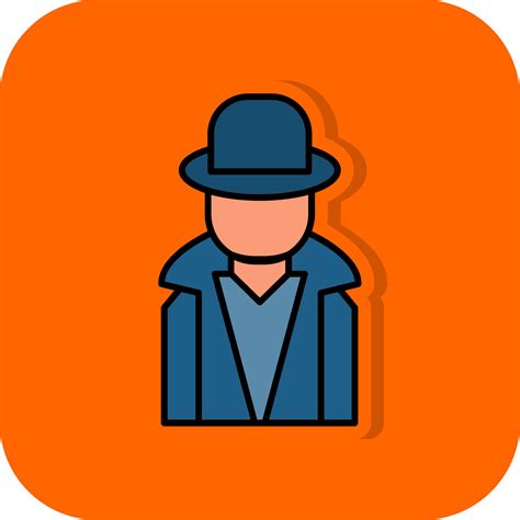 Hacker Filled Orange Background Icon 43009973 Vector Art At Vecteezy