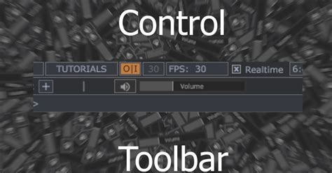 Modifying Touchdesigners Ui With Global Volume Control Toolbar And