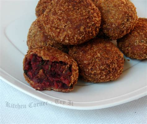 Beetroot Mushroom Cutlet