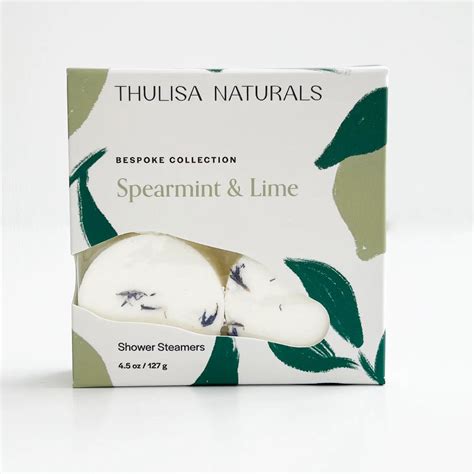 Aromatherapy Shower Steamers Natural Spearmint And Lime Essential Oils