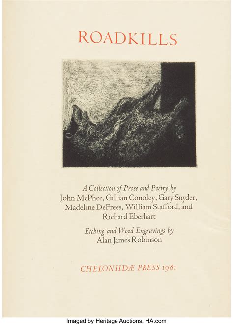 Cheloniidae Press John Mcphee Gillian Conoley Gary Snyder Lot