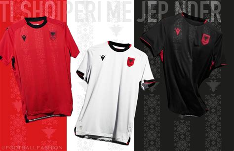 Albania 2024 25 Macron Home Away And Third Kits Football Fashion