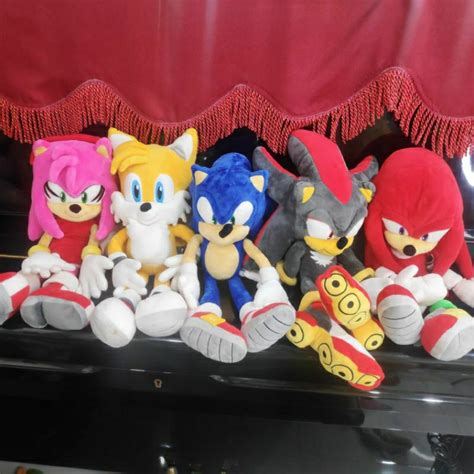 Sonic Teddy Bear Sonic Cartoon Character Made Of 2hand Soft Cotton