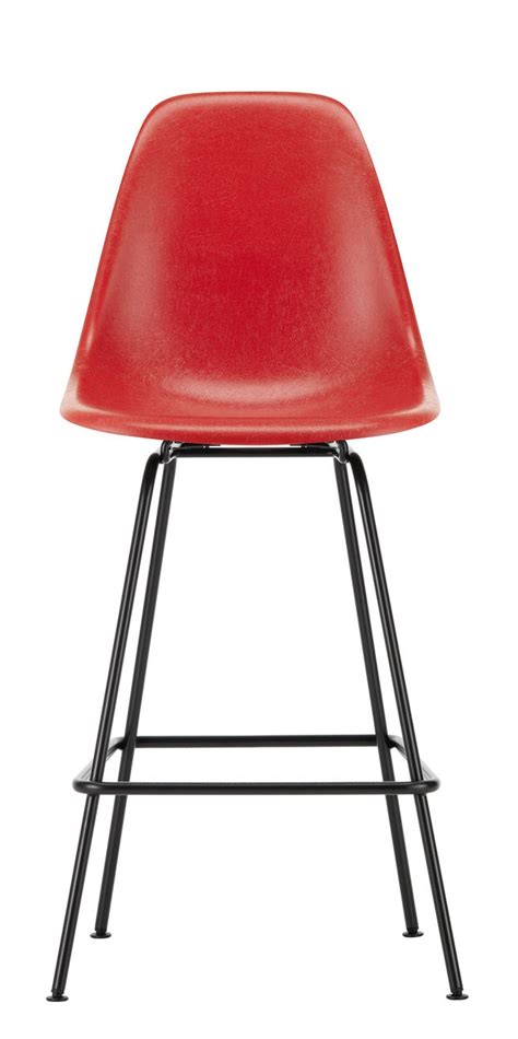 Eames Fibreglass Bar Stool Medium Bar Stool Vitra Vitra 44054000