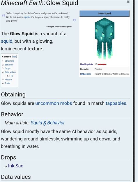 Minecraft Ink Sac Id