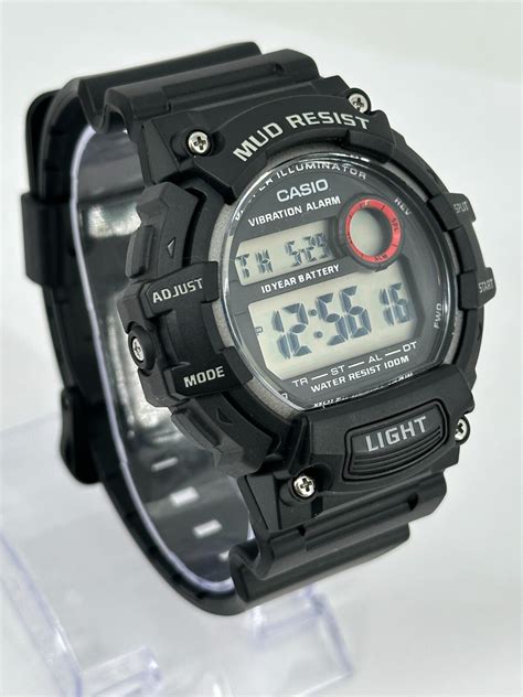 Casio Mud Resist Super Illuminator Digital Quartz Wat… Gem