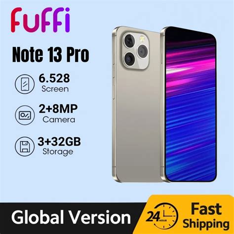 Fuffi Note 13 Prosmartphone Android6528 Inch332gb Romdual Sim