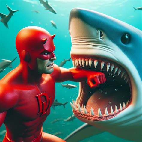 Daredevil Vs Jaws 1 By Shalnarky12 On Deviantart