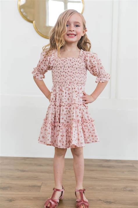 Mini Madeline Dress In Pink Mini Dress Dress Girls Easter Dresses