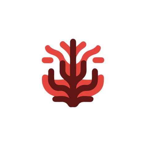 Seaweed Algae Kelp Gracilaria Chondrus Palmaria Red Algae Icon