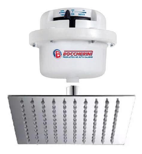 Ducha Eléctrica Graduable Con Regadera De Lujo Boccherini Envío Gratis
