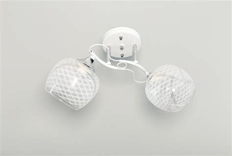 ᐉ Люстра потолочна 3049 2 на 2 плафона Білий • Краща ціна в Києві Україні • Купити в Епіцентр