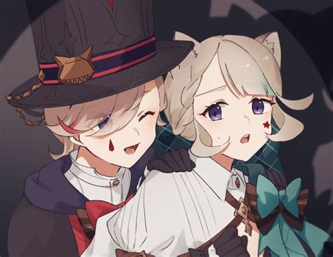 Nekorin Chu Lynette Genshin Impact Lyney Genshin Impact Genshin