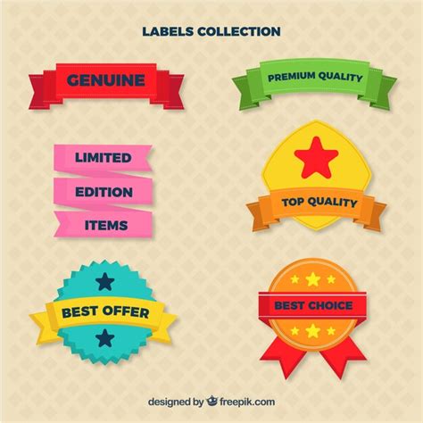 Etiquetas Classifica Imagens Download Grátis No Freepik