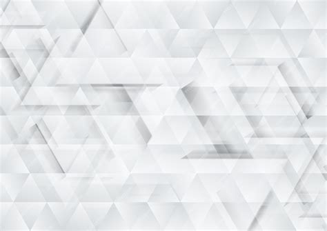 Premium Vector Grey And White Tech Triangles Texture Background