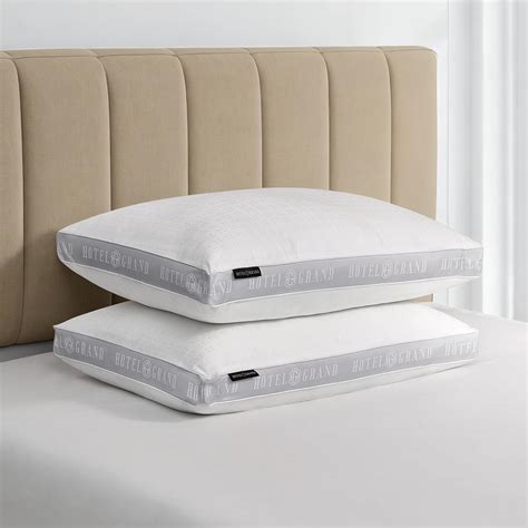 Hotel Grand Bed Pillows Queen Size Set Of 2 500 Thread