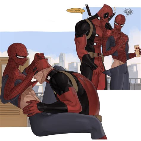 Rule 34 Deadpool Gay Lkikai Male Malemale Male Only Marvel Marvel