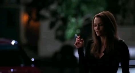 Dina Meyer Smoking