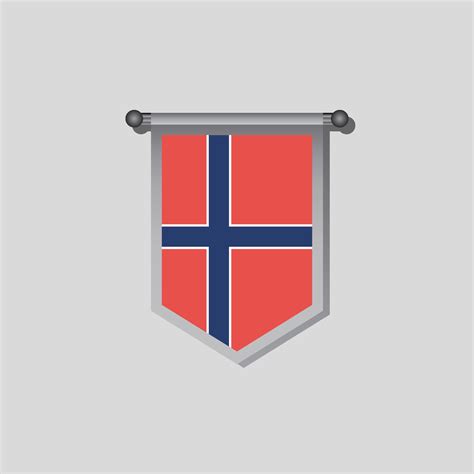 Illustration Of Norway Flag Template 13350390 Vector Art At Vecteezy