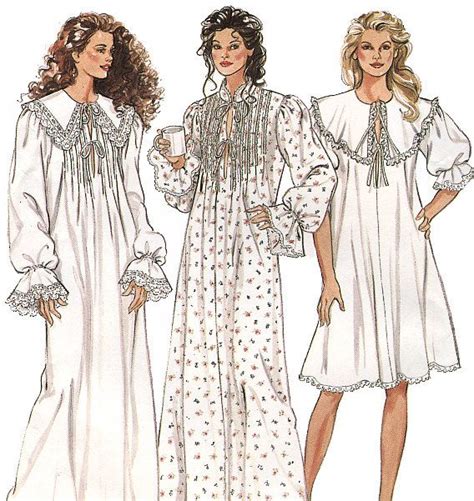 New Look 6163 Misses Nightgowns Sewing Pattern By Retrowithlana 8 00