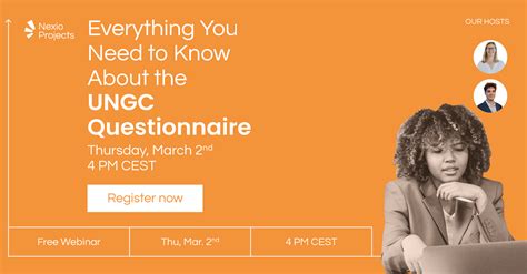 Webinar Everything You Need To Know About The Ungc Questionnaire