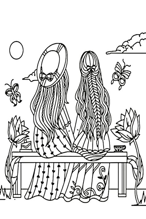 40 Sisters Day Coloring Pages Free Printable Pdf And Online Coloring