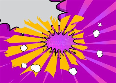 Super Cartoon Background Comic Book Abstract Backdrop Retro Vector