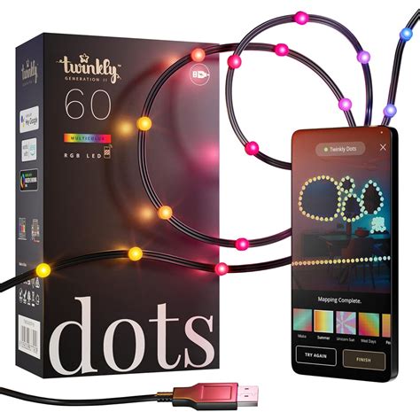 Twinkly 60 Rgb Led Dot String Light Wilko