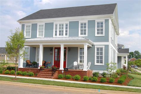 Stylish Blue Vinyl Siding Colors For Modern Home Exteriors