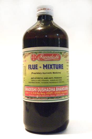 Flue Mixture Syrup Swadeshi Ayurved Ayurcentral Online
