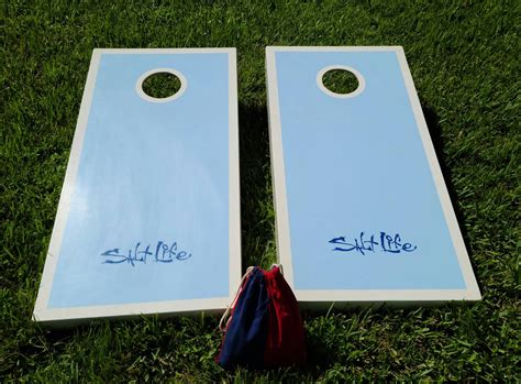 Custom Made Salt Life Cornhole Set Floridas Online Auctions