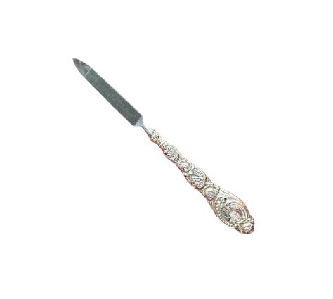 Antique 1898 Simons Bros 6 1 2 Sterling Silver Ornate Nail File Etsy