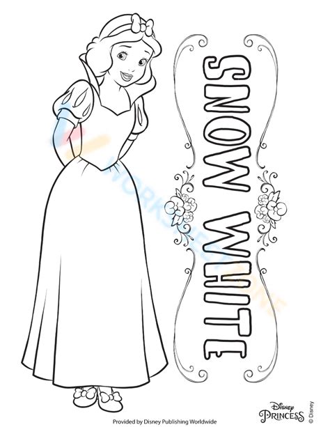 Princess Snow White Drawing