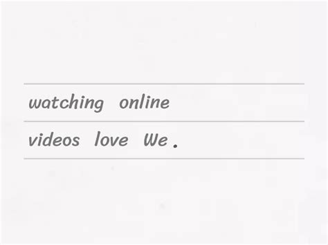 Verb Preposition Ing Form Reordenar