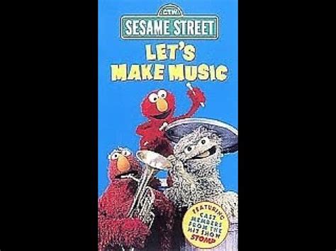 Sesame Street Lets Make Music 2000 Vhs Full Screen Youtube