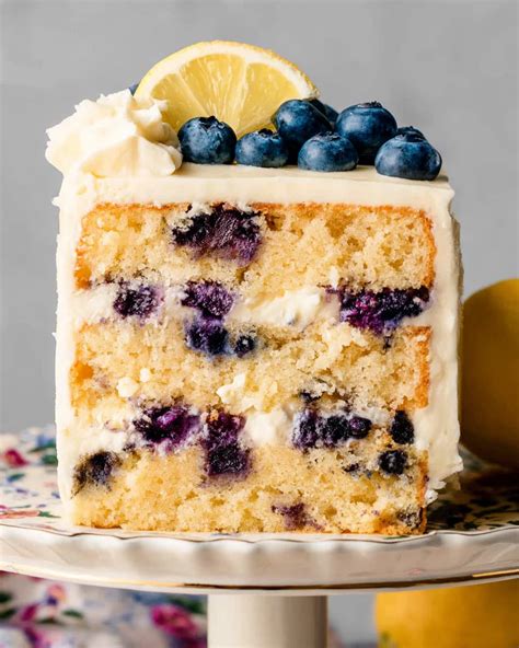 Lemon Blueberry Layer Cake