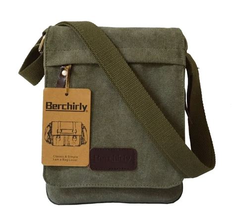 New Canvas Bags Men Messenger Bags Vintage Male Shoulder Crossbody Bags