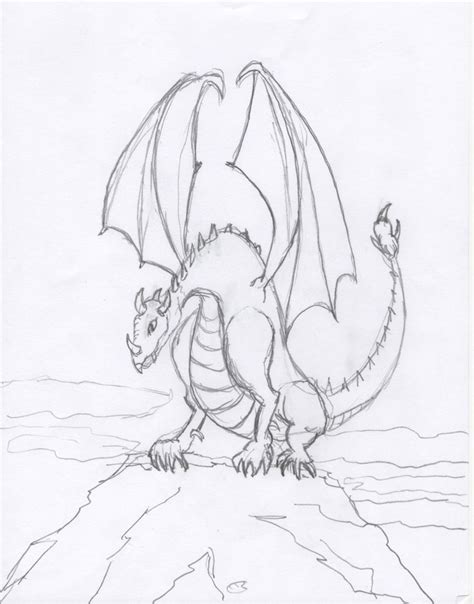 Rough Draft Of A Dragon For Angus H Days New You Universe