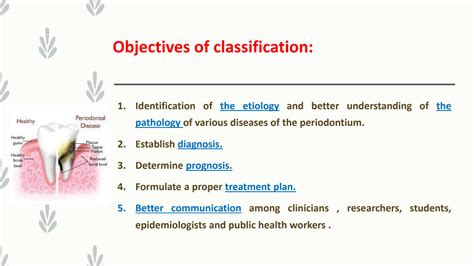 Solution Classification Of Periodontal Disease Studypool
