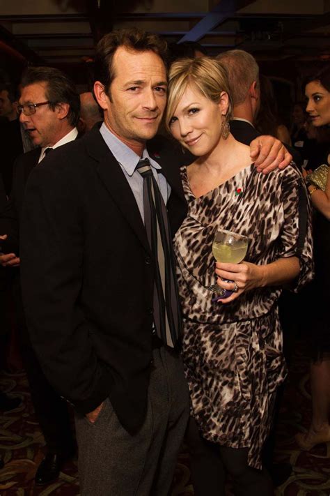 Luke Perry And Jennie Garth