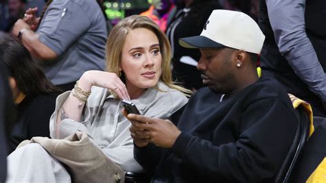 Adele And Fiancé Rich Paul Enjoy Courtside Nba Playoff Game In Rare