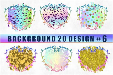 Heart Sublimation Bundle Sublimation Designs Valentines