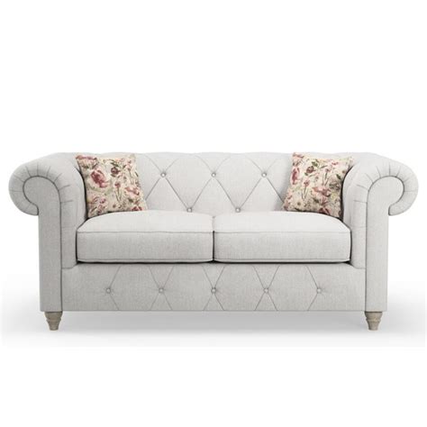 Scs Living Grey Abbey Fabric 2 Seater Sofa By Scs