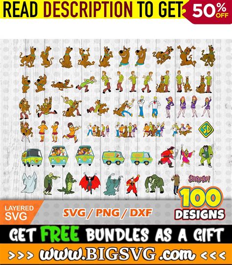 100 Scooby Doo Svg Cut Files For Cricut Silhouette Scooby Doo Clip