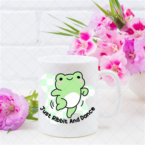 Frog Png Just Ribbit And Dance Sublimation Designs Frog Clipart Clipart For T Shirts Cute