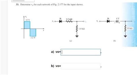 Solved Determine V For Each Network Of Fig For Chegg Com