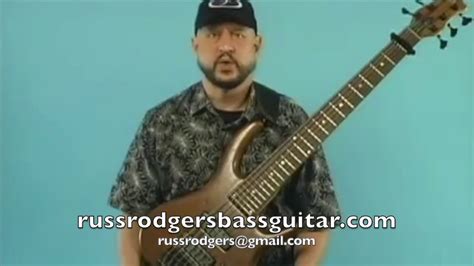 Online Bass Lesson On Right Hand Form For 6 String Bass Guitar Youtube