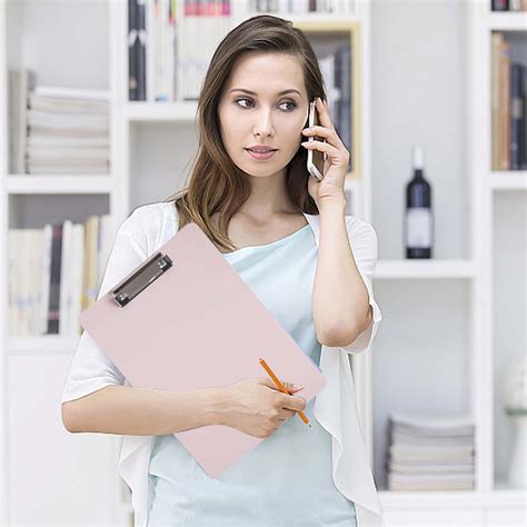 Document Folder Organizer File Storage Board Durable Plastic Classification Folder With Clear