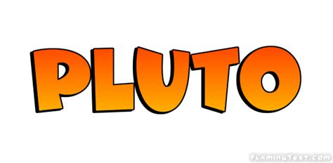 Pluto Logo Free Logo Design Tool From Flaming Text