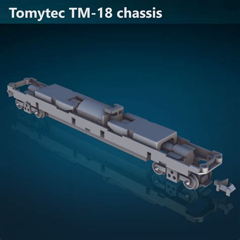Free Stl File Tomytec Tm 18 N Scale Chassis 🚆 ・3d Printer Design To